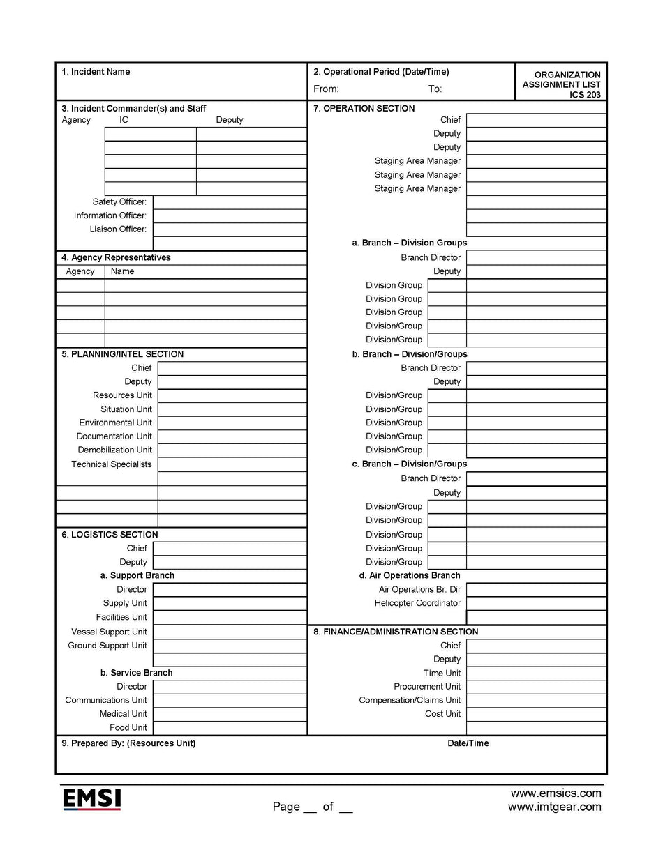 ICS Forms